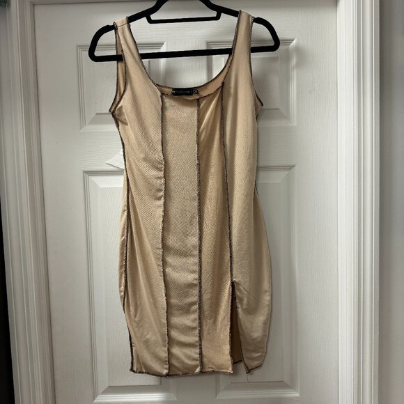 PrettyLittleThing | Dresses | Pretty Little Thing Shape Stone Mesh Seam ...